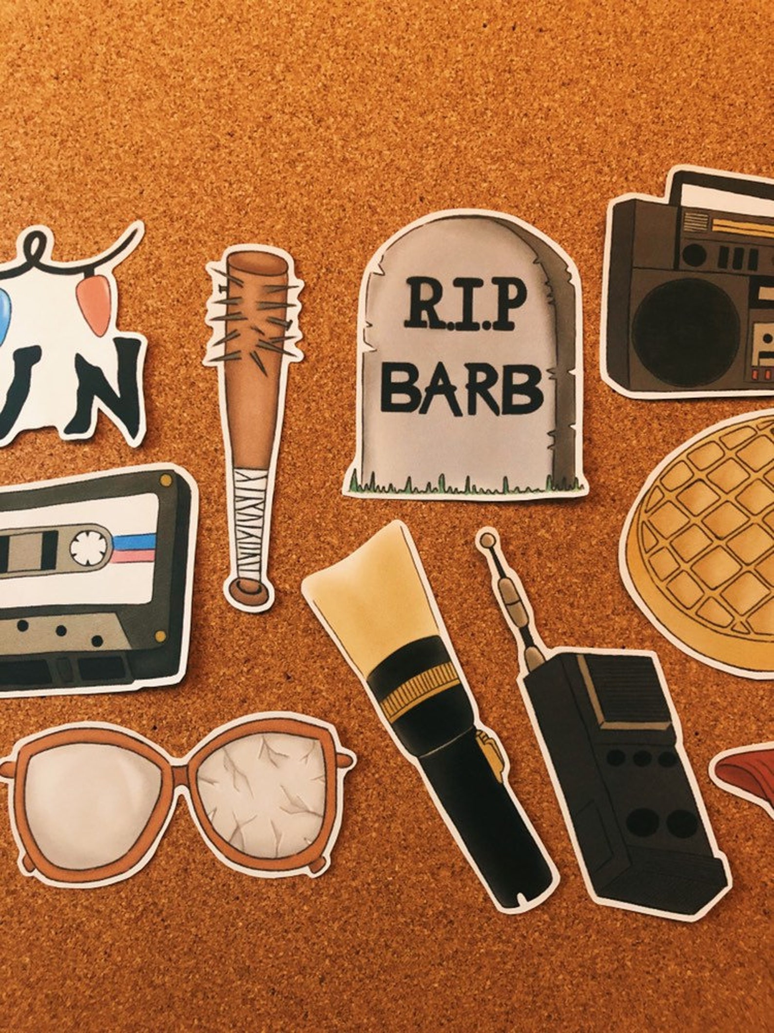 Stranger Things Sticker Set Set of 11 Decoration Stickers - Etsy