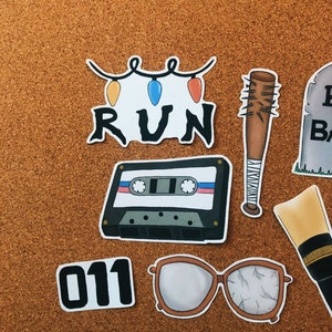 Stranger Things Sticker Set Set of 11, Decoration, Stickers, Eleven - Etsy