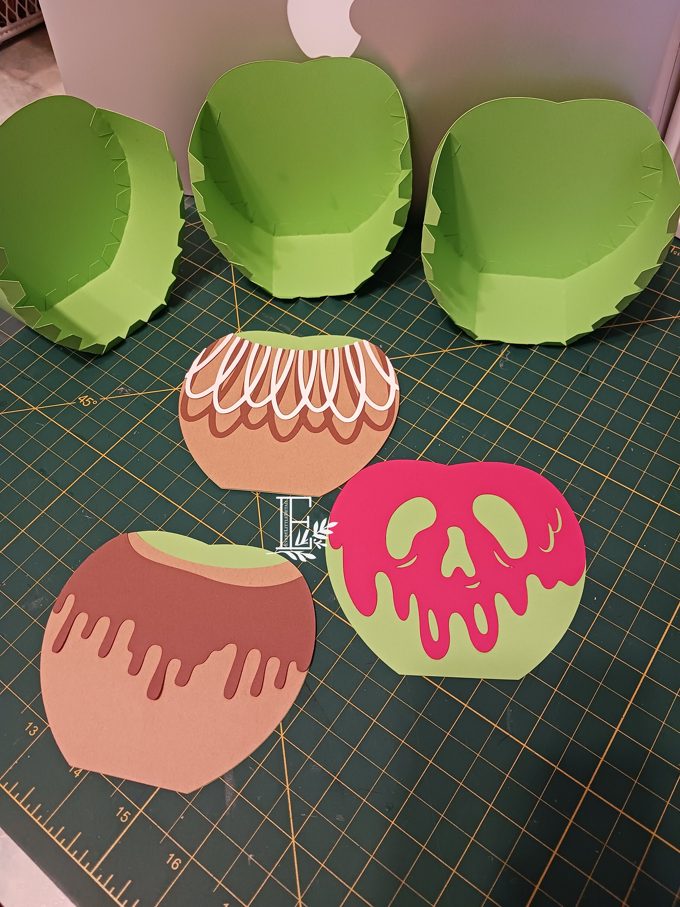 Halloween Candy Apple Box (svg, Png, Dxf, Pdf) Digital Download - Etsy