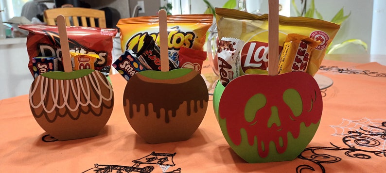 Halloween Candy Apple Box (svg, Png, Dxf, Pdf) Digital Download - Etsy