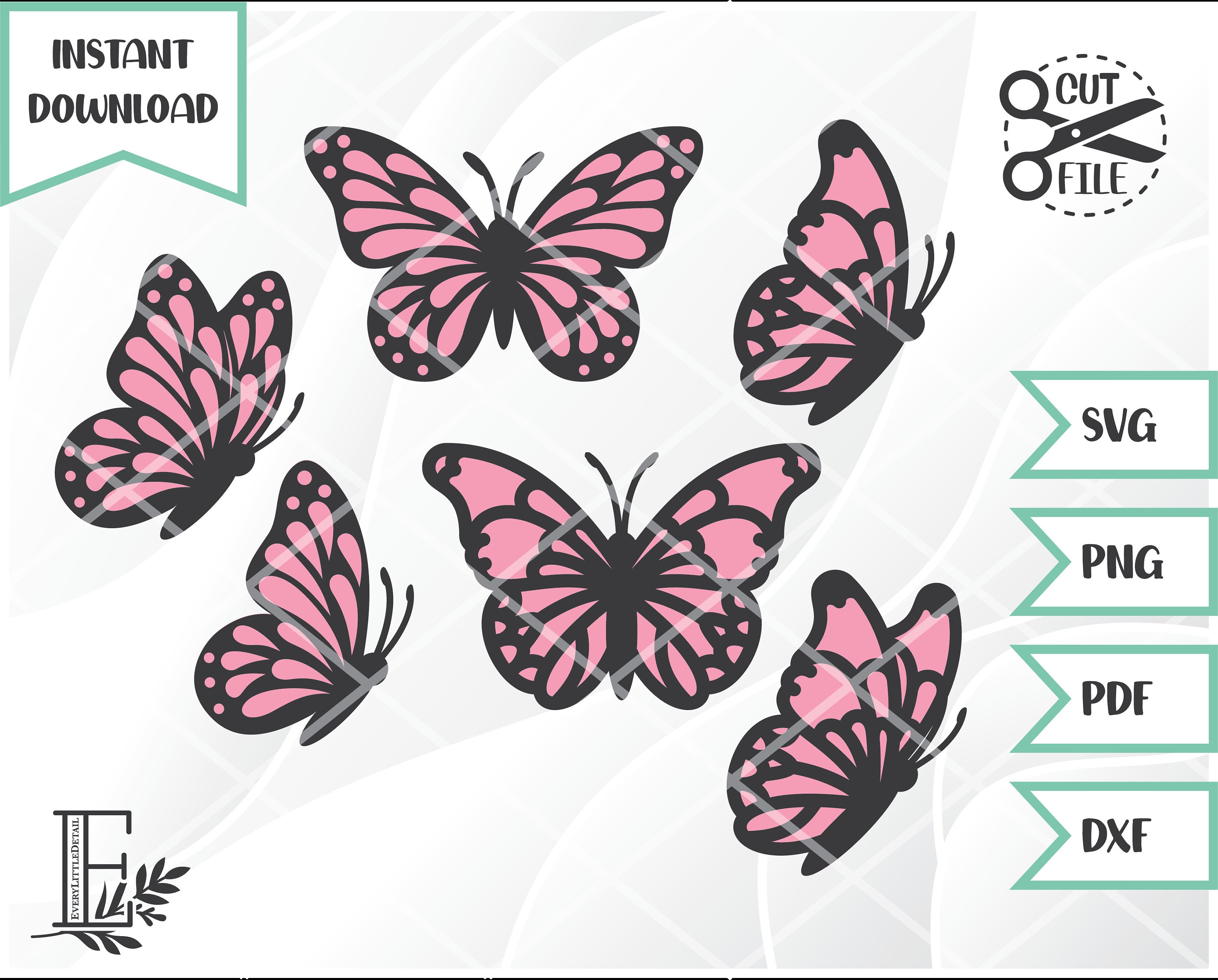 Butterfly SVG // Butterfly Bundle SVG Files // Butterfly SVG - Etsy