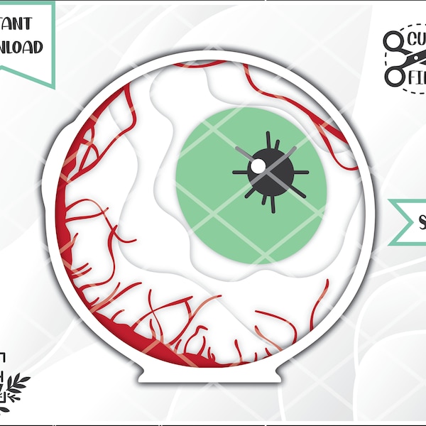 3d Eyeball Svg - Etsy