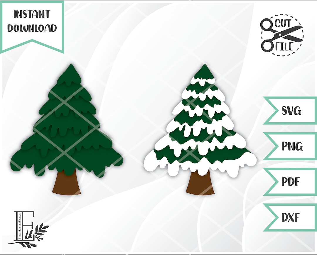 Layered Christmas Tree, Layered SVG, Svg Files for Cricut, Christmas ...