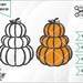Pumpkin Pile Cut File, Halloween Cut File, Svg Files for Cricut, Fall ...