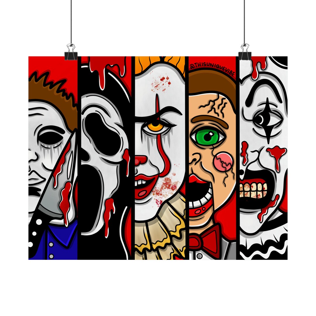Horror Favorites Posters - Etsy