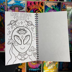 PREORDER LEFT HANDED Mini Coloring Book 2 - Etsy