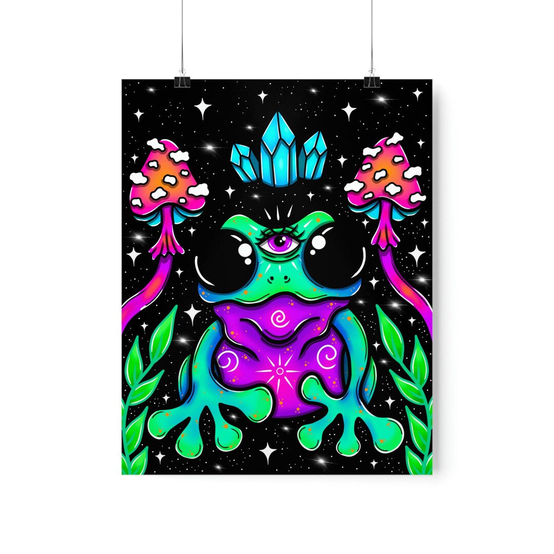 Tree Frog Poster - Etsy