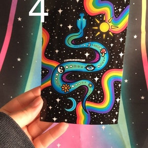 4x6 Mini Prints Trippy Prints, Trippy Wall Art, Hippie Wall Art, Trippy ...