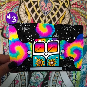 4 X 6 Mini Prints 1 - 9 Trippy Prints, Trippy Wall Art, Hippie Wall Art ...