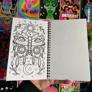 PREORDER LEFT HANDED Mini Coloring Book 2 - Etsy