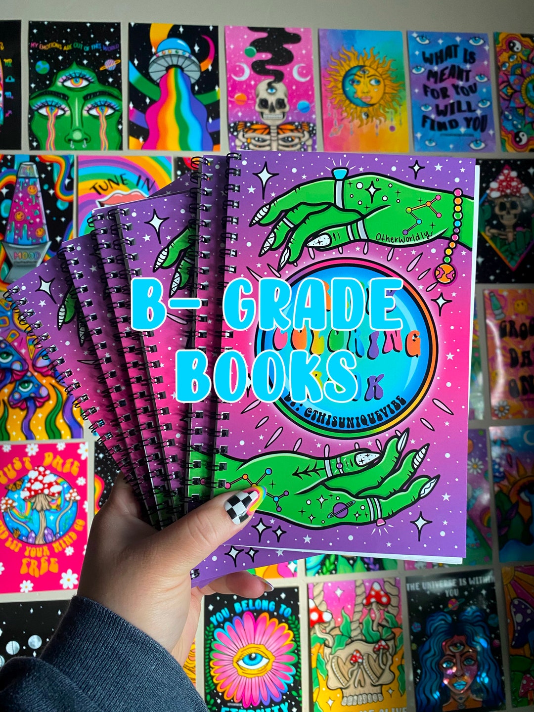 B GRADE (errors) Mini Coloring Book 2 - Etsy