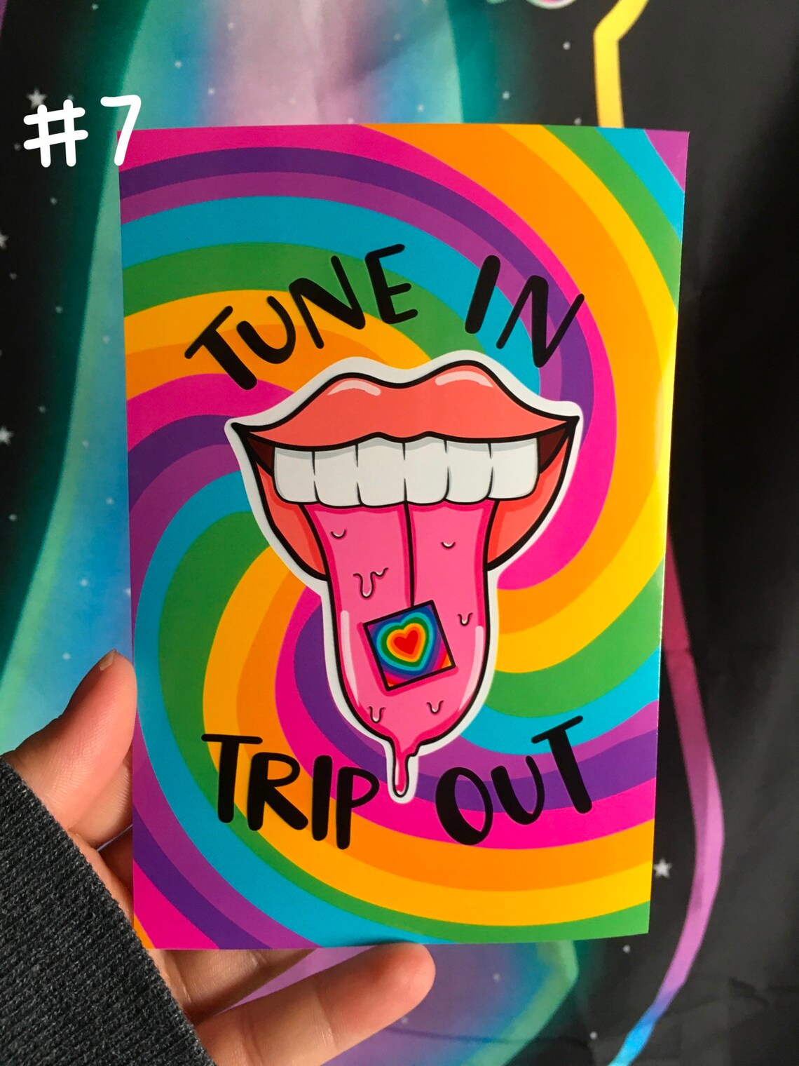 Mini Prints Trippy Prints Trippy Wall Art Hippie Wall - Etsy