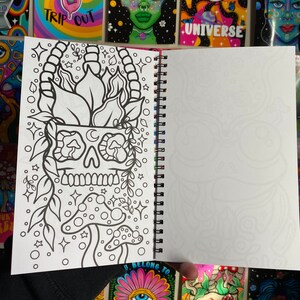 PREORDER LEFT HANDED Mini Coloring Book 2 - Etsy