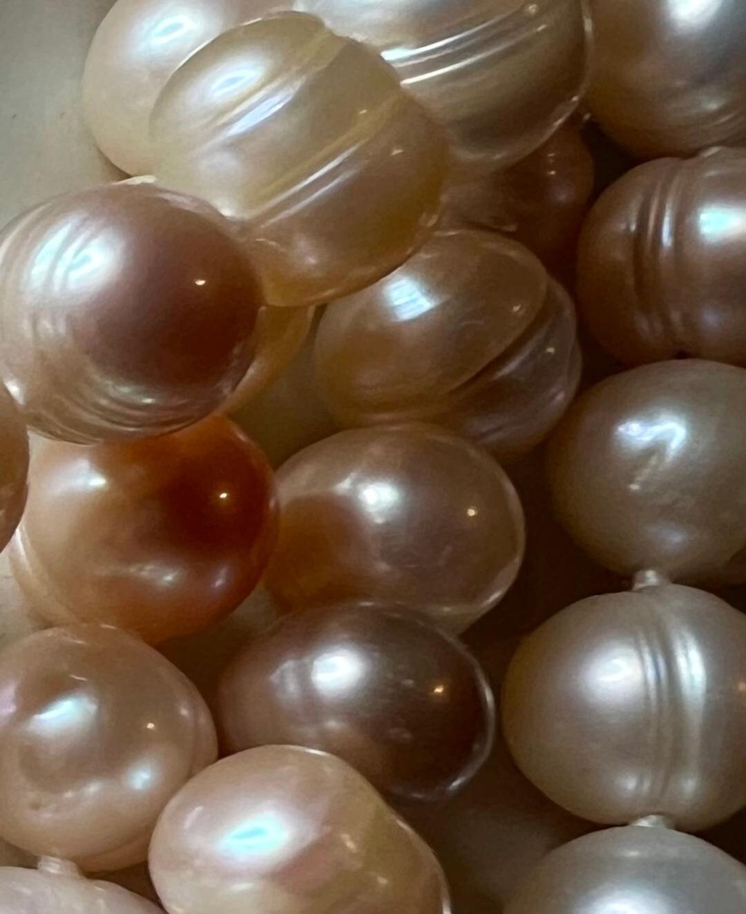 ART DECO OPERA Pearls. 80 Inch Long Strand of Large Natural Baroque ...