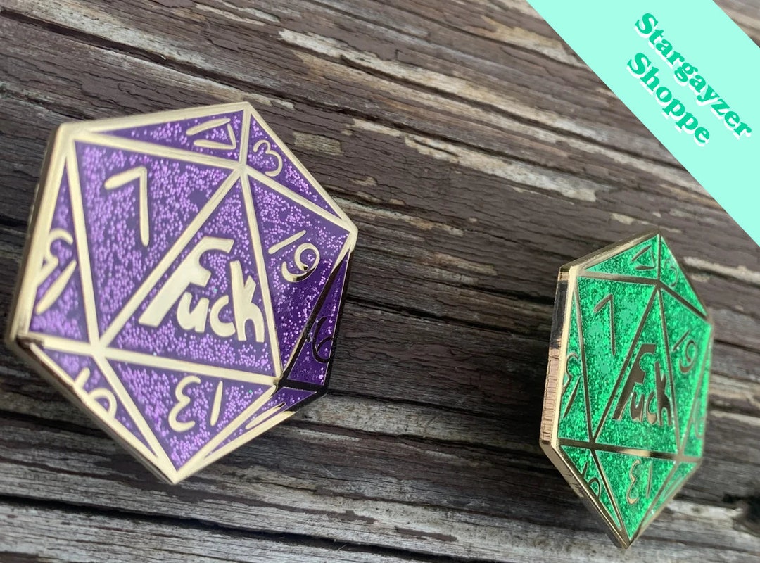 Critical Fail D20 fck Pin, Bigger Than Before - Etsy