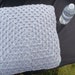 Crochet Graph Paw Print Pillow - Etsy