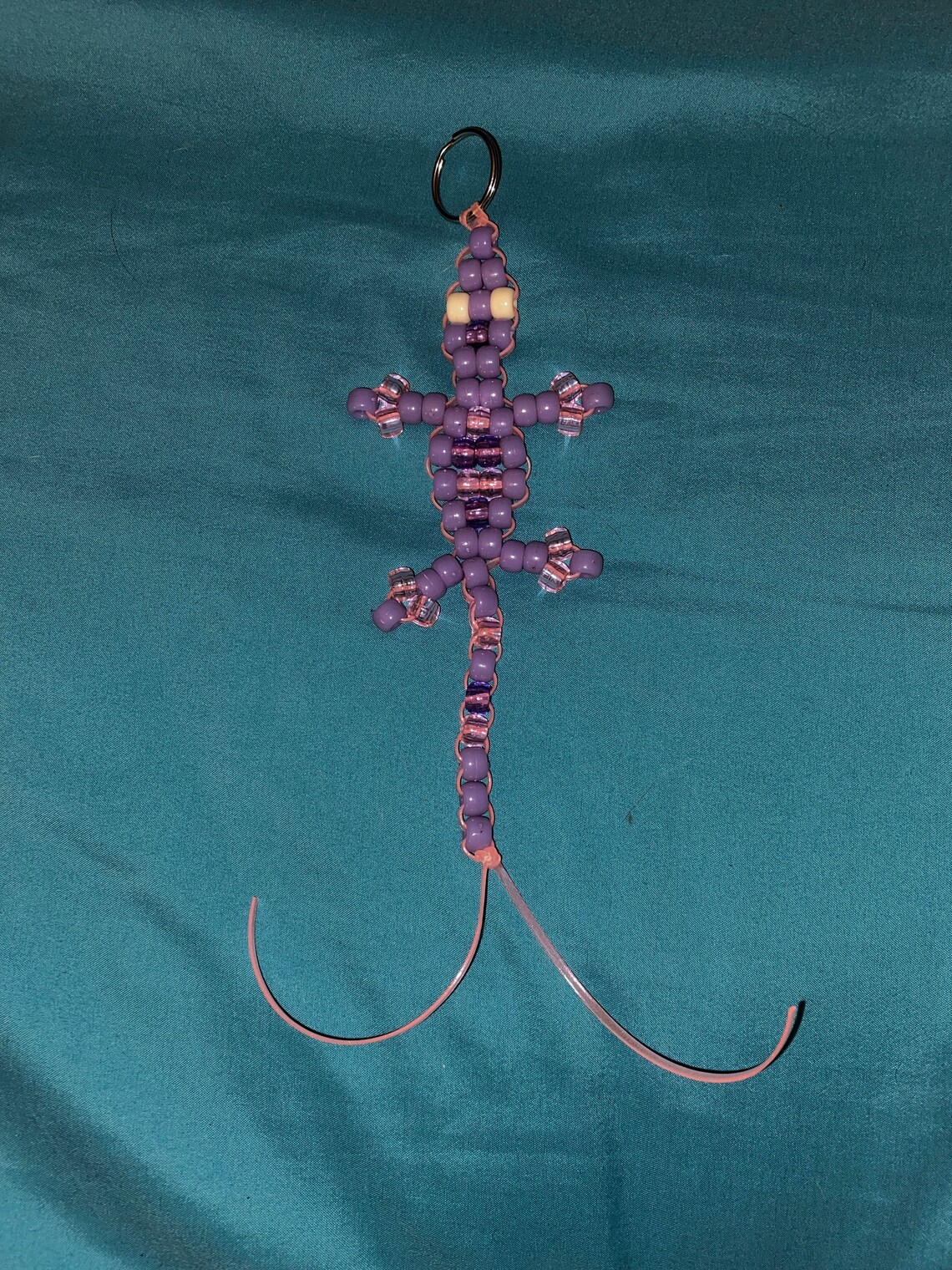 Rasta Lizard Keychain Purple Lizard Keychain 90s Lizard | Etsy