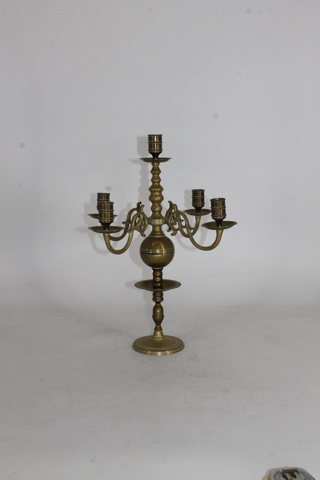 Vintage Dutch Candelabra -bronze - Medieval - Etsy