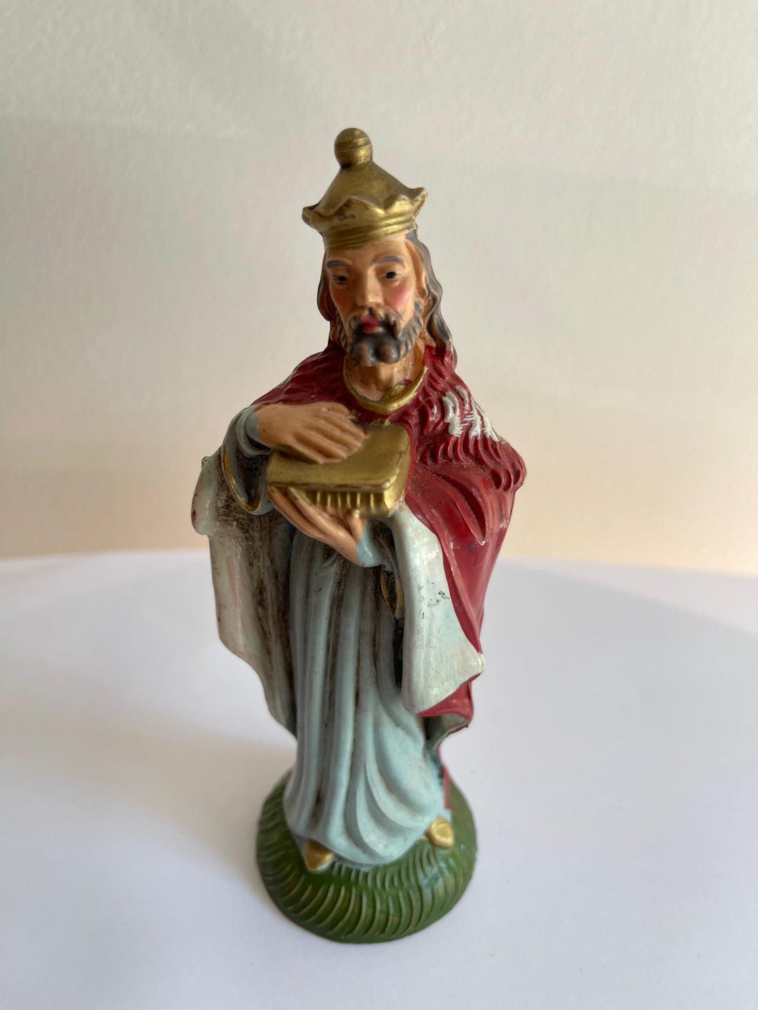 Fontanini King 242 • 5” Nativity Figure • Standing King With Gold Chest ...