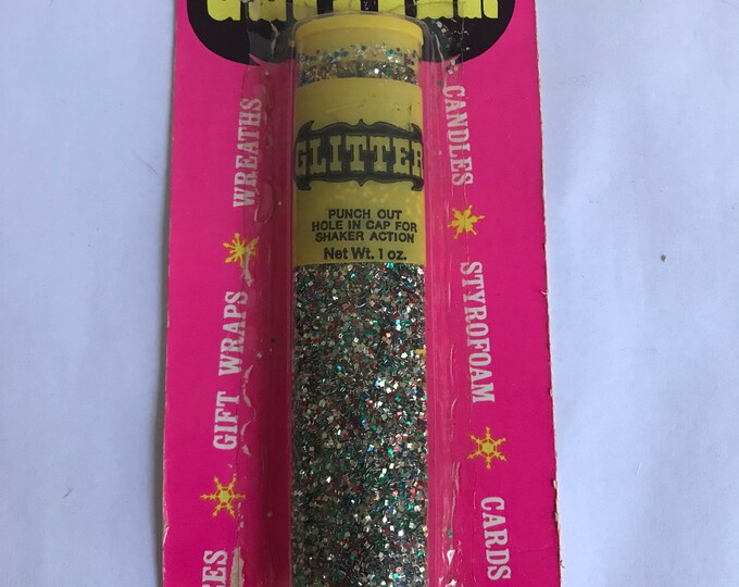 Vintage Chemtoy Multi-color Silver Craft Glitter Tube - Etsy