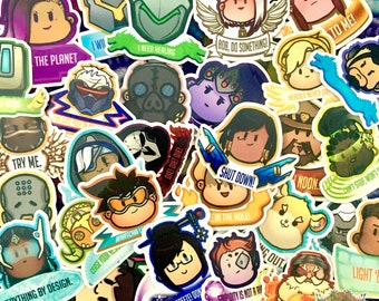 Mercy Overwatch Stickers - Etsy