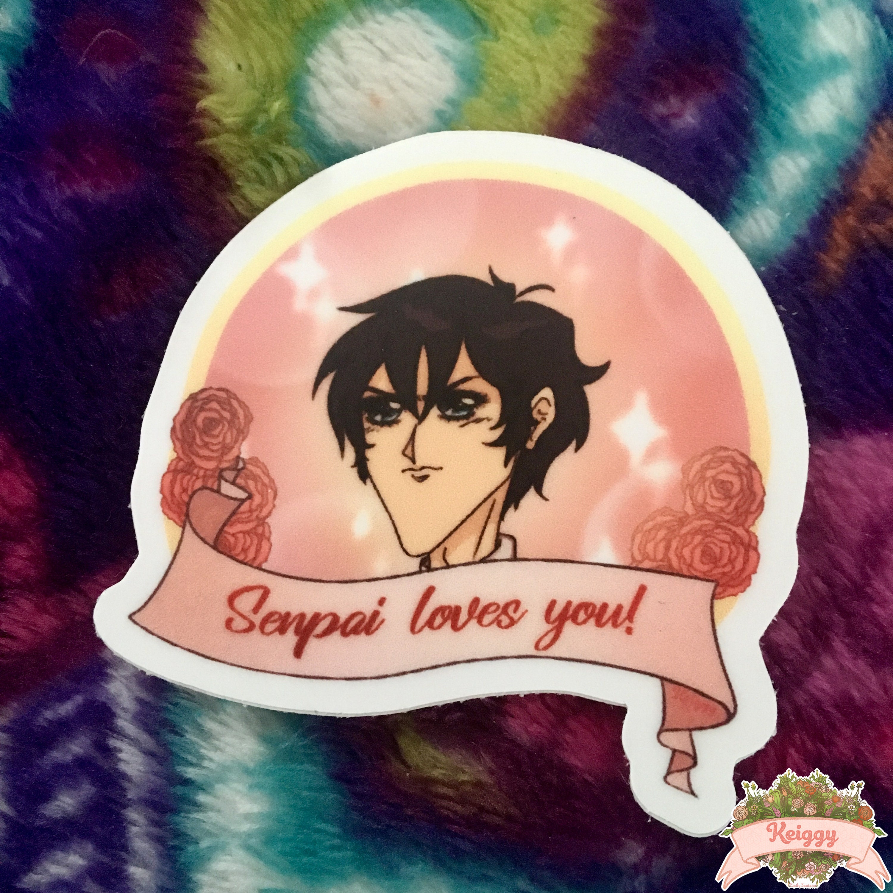 Generic Senpai Senpai Loves You Sticker | Etsy