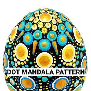 Elegant Edge Egg Dot Mandala Pattern - Etsy