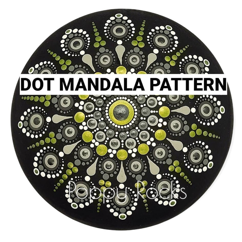 Mount Olive Dot Mandala Pattern - Etsy