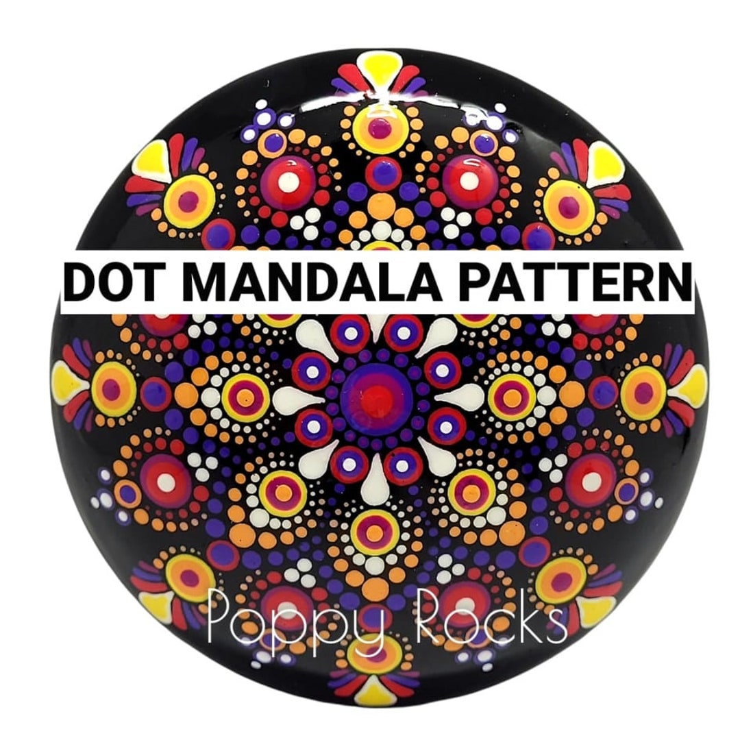 River Runner Dot Mandala Pattern - Etsy