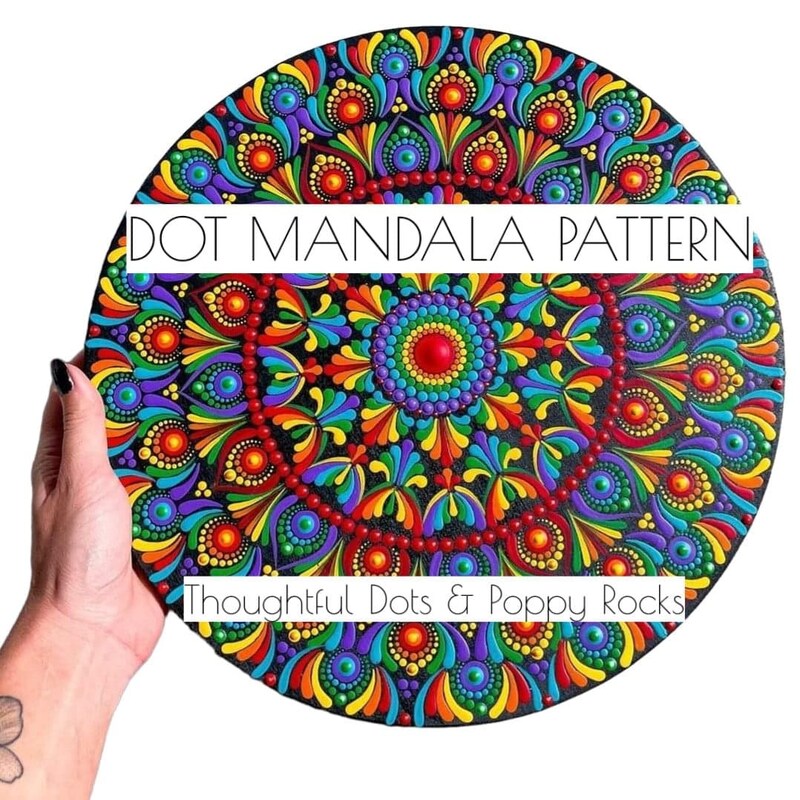 Dot Mandala Pattern - Etsy