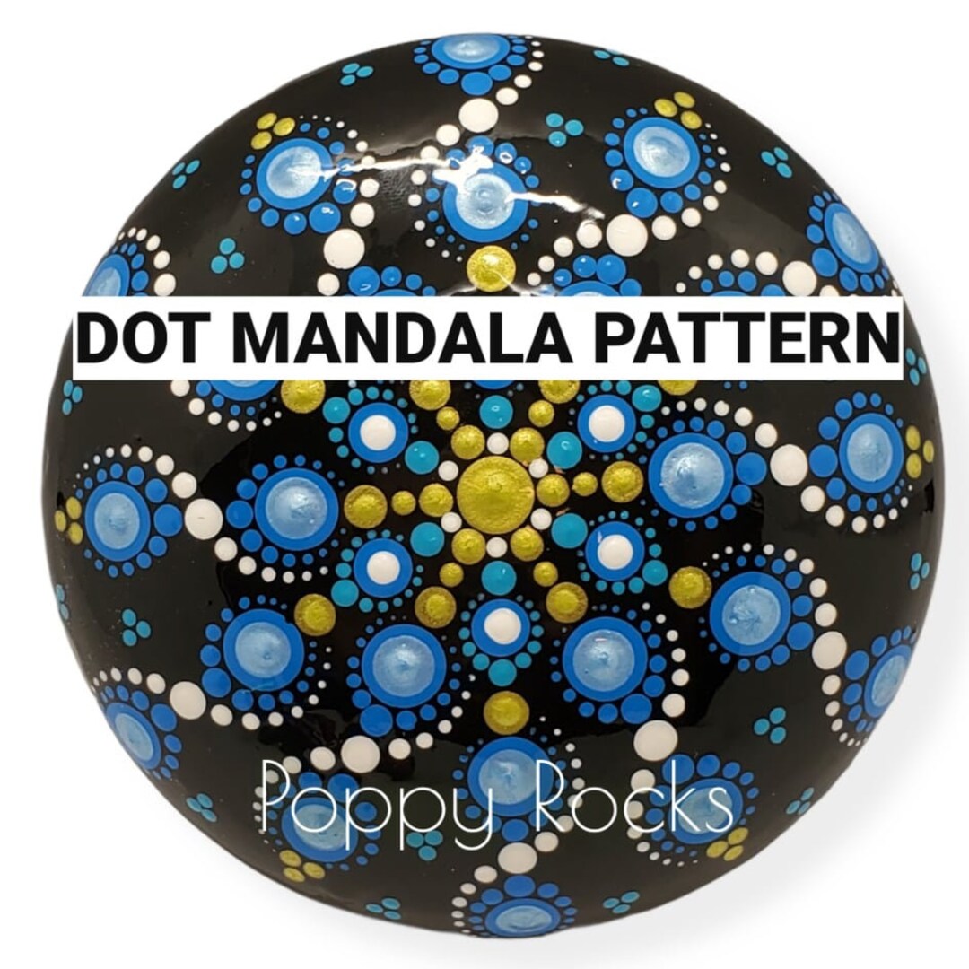 Blue-ringed Octopus Dot Mandala Pattern - Etsy