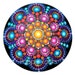 Carnival Lights Dot Mandala Pattern - Etsy