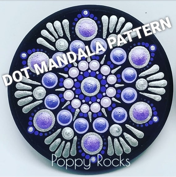 Mini Metallic Dot Mandala Pattern | Etsy