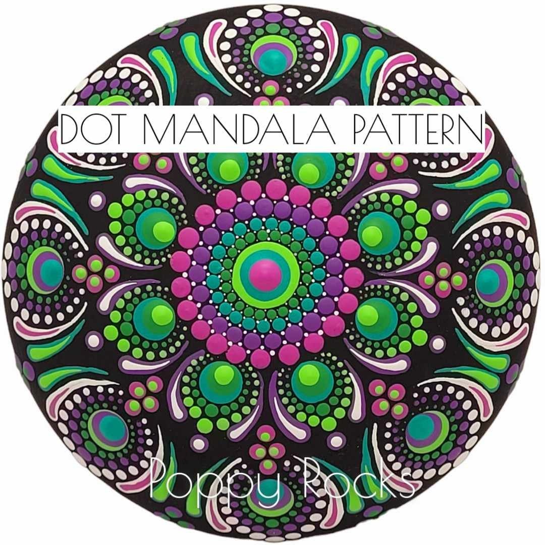 Crazy Beautiful Dot Mandala Pattern - Etsy