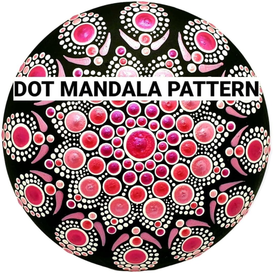 Free Falling UPDATED Dot Mandala Pattern - Etsy