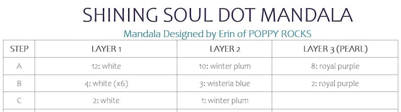 Shining Soul Dot Mandala Pattern | Etsy