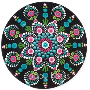 Flower Garden UPDATED Dot Mandala Pattern - Etsy