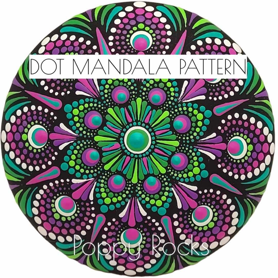 Perfectly Fabulous Dot Mandala Pattern - Etsy