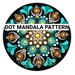Afternoon Tea Dot Mandala Pattern - Etsy