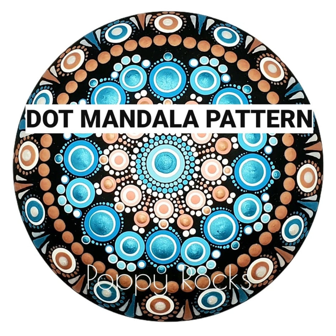 Cascade Fusion Dot Mandala Pattern - Etsy