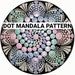 Pearly Swirly Dot Mandala Pattern - Etsy