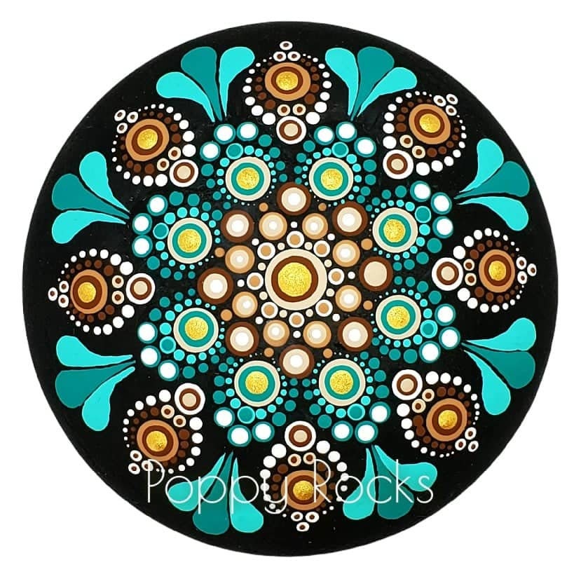 Afternoon Tea Dot Mandala Pattern - Etsy