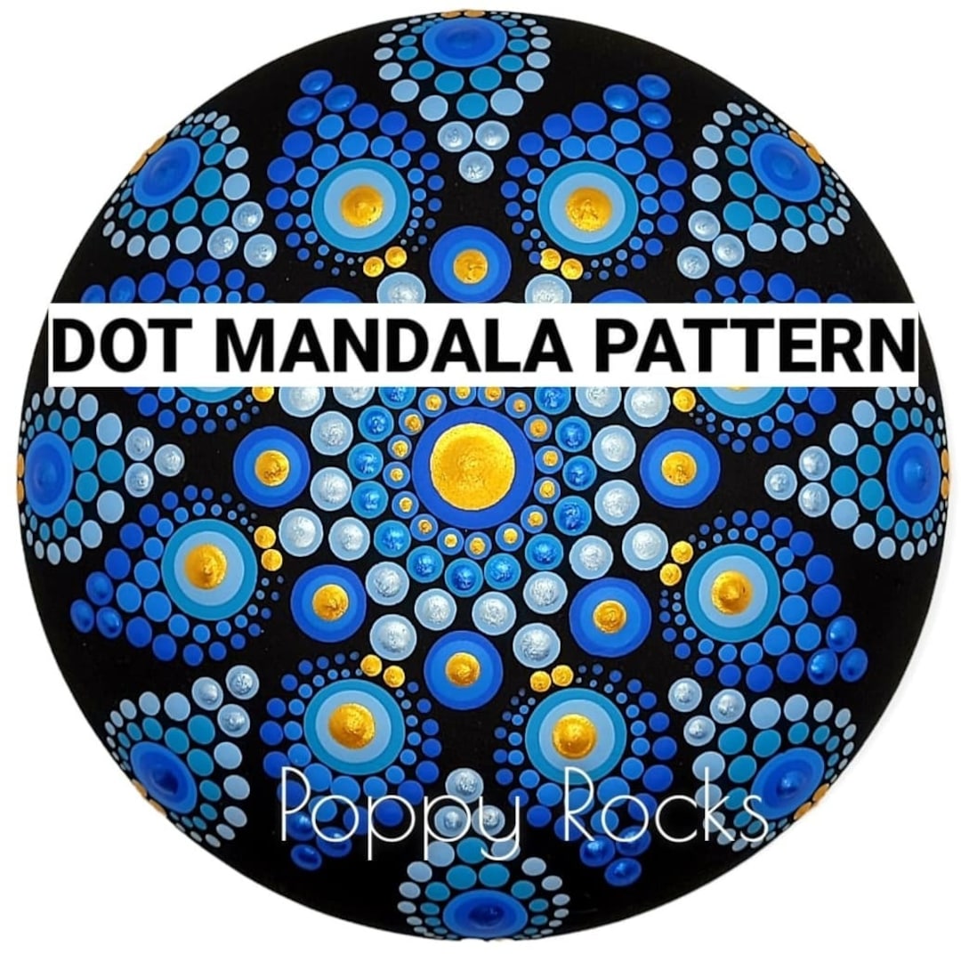 Swimming Hole Dot Mandala Pattern - Etsy