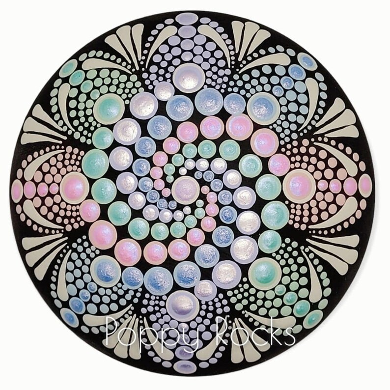 Pearly Swirly Dot Mandala Pattern - Etsy