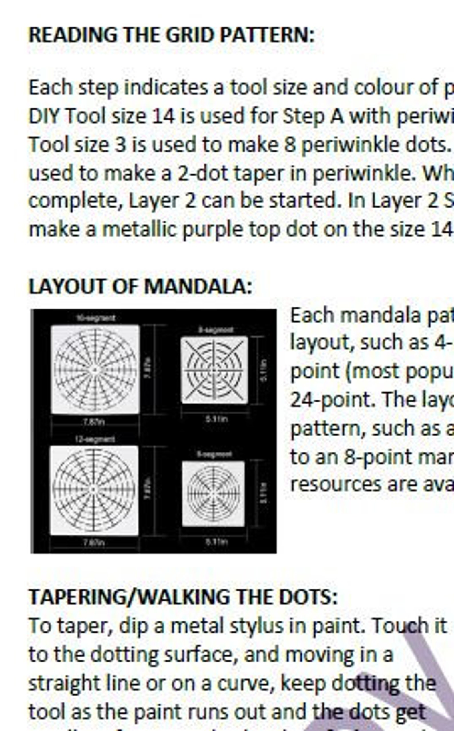 Maui Hawaii UPDATED Dot Mandala Pattern | Etsy