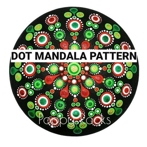 TOUCH OF NATURE Dot Mandala Pattern - Etsy