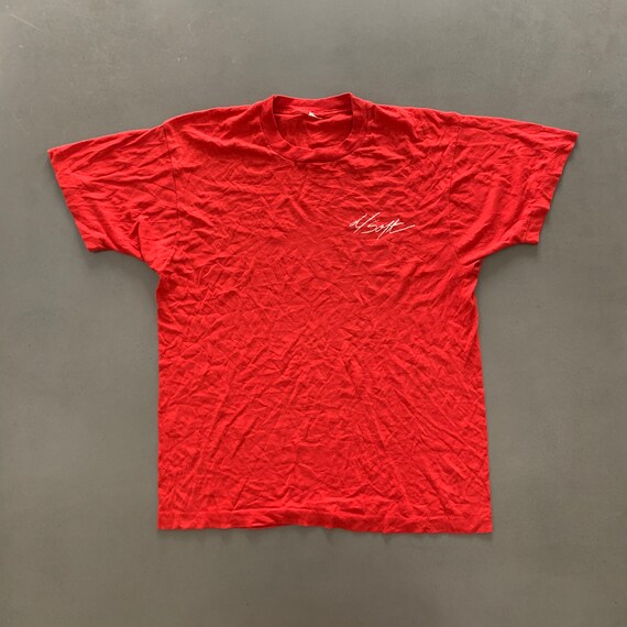 1980s red vintage t - Gem