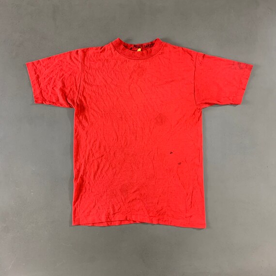 1980s red vintage t - Gem