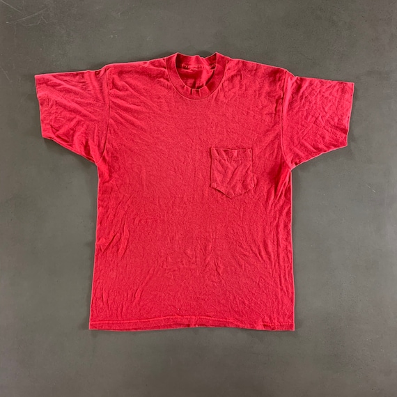 1980s red vintage t - Gem