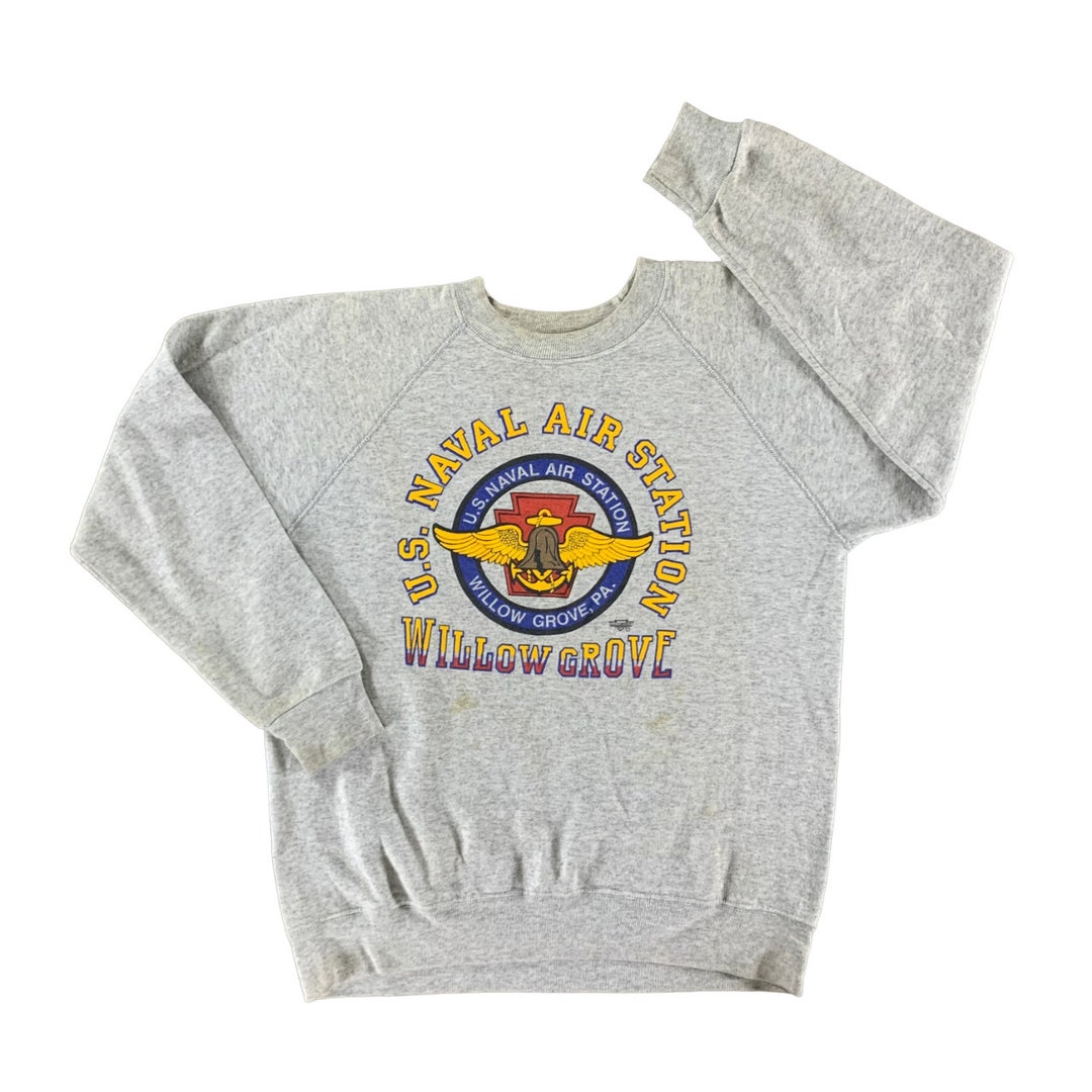 Vintage 1980s US Naval Air Station Sweatshirt Size XL - Etsy